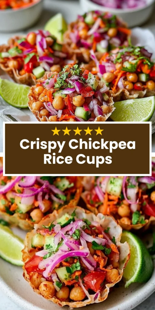 Crispy Rice Paper Cups with Chickpeas Salad: The Incredible Ultimate Recipe